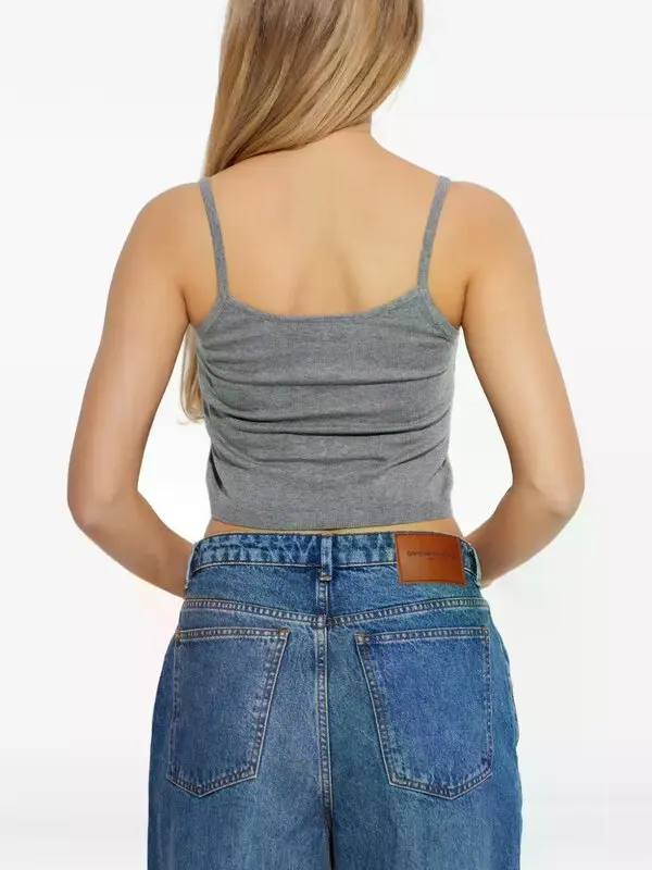 Officine Générale Strap Cropped Top - Grey