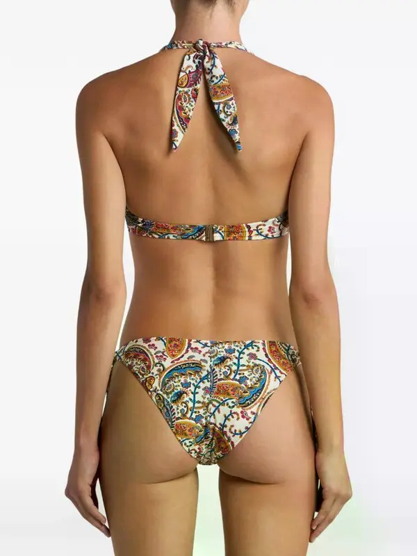 Etro Floral Paisley Bikini - Neutrals