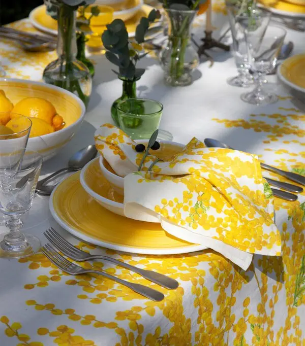SUMMERILL & BISHOP Linen Mimosa Napkin