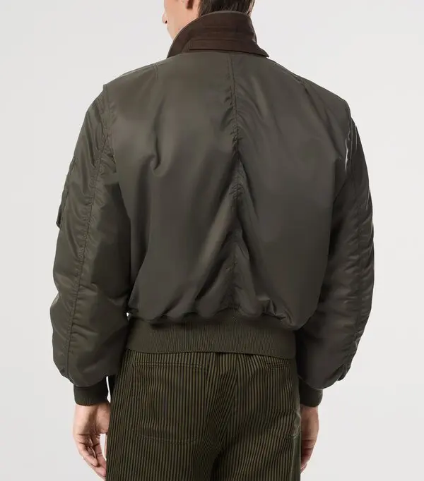 TOM FORD Padded Bomber Jacket - Green