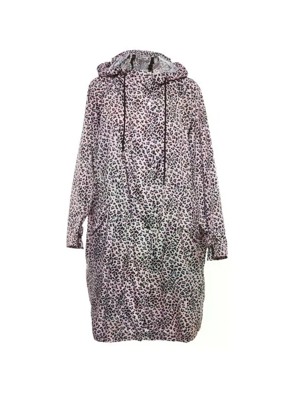 Maje Leopard-print Zip-up Coat