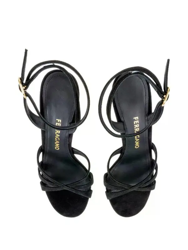 FERRAGAMO Bauble Heel Strappy Sandals