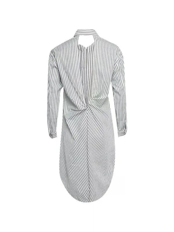 Sandro Striped Cotton Dress