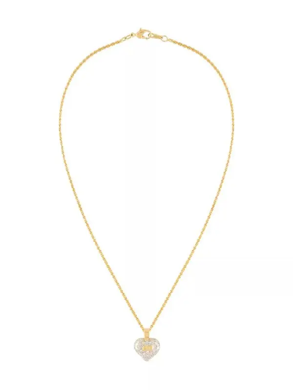 Valentino Garavani 1980s Heart Pendant Necklace - Gold