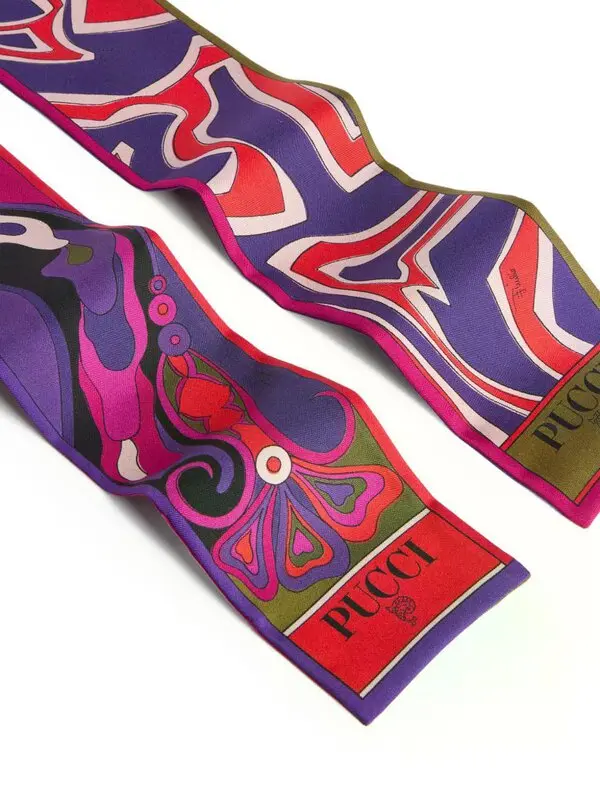 Emilio Pucci Mixed-print Scarf