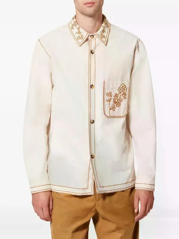MARANT Rudy Embroidered Shirt Jacket