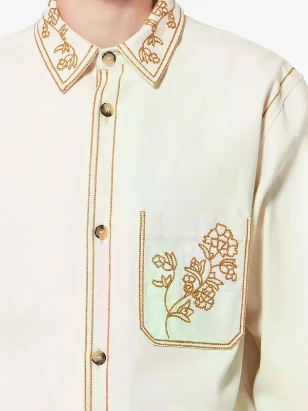 MARANT Rudy Embroidered Shirt Jacket