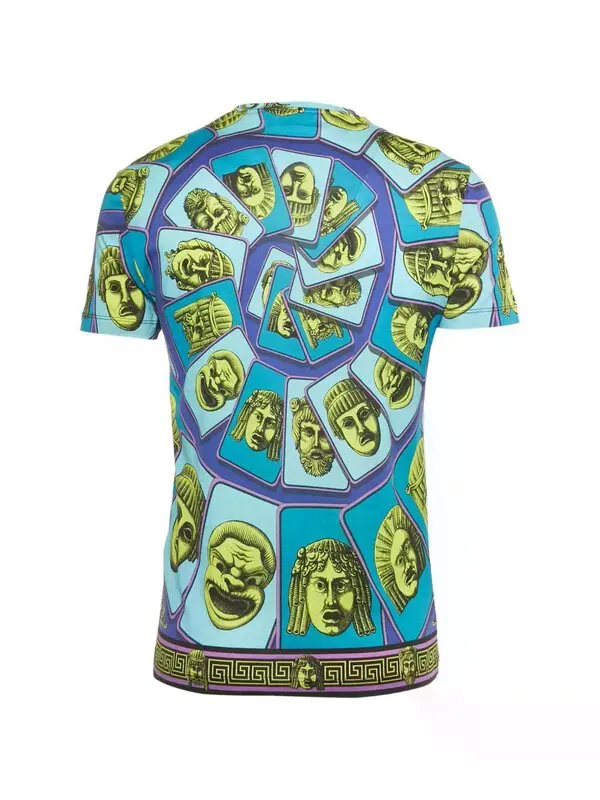 Versace Mask-print T-shirt