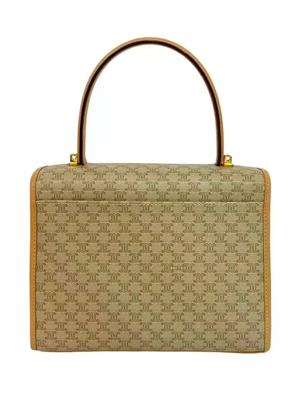 Celine 2013 Macadam Coated Canvas Satchel
