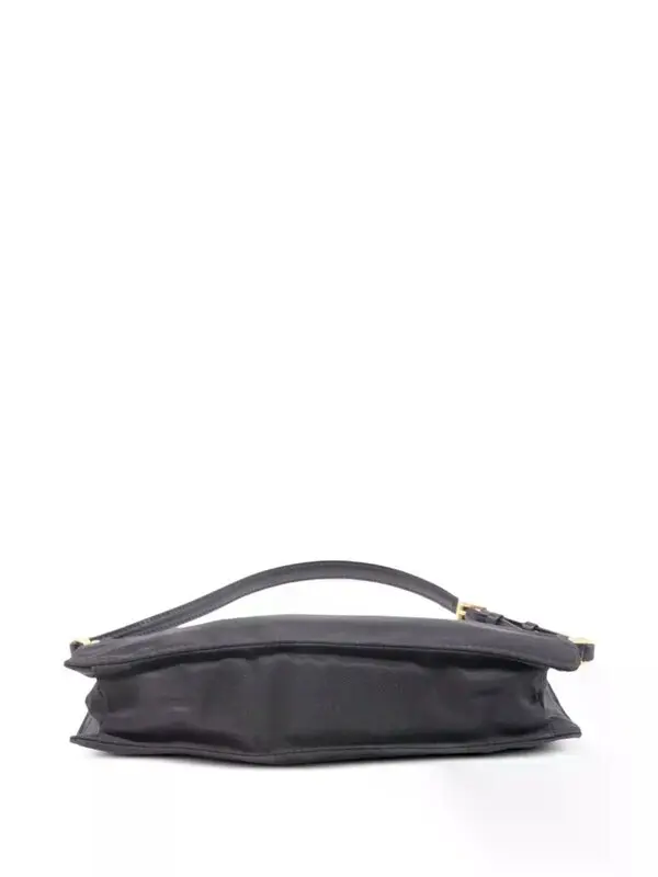 Prada Zipped Shoulder Bag With Logo