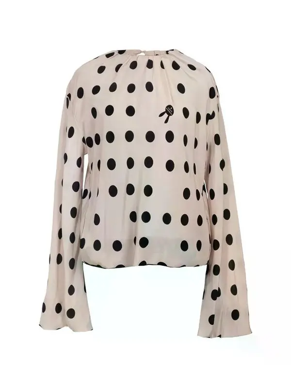 Natasha Zinko Polka Dot Blouse