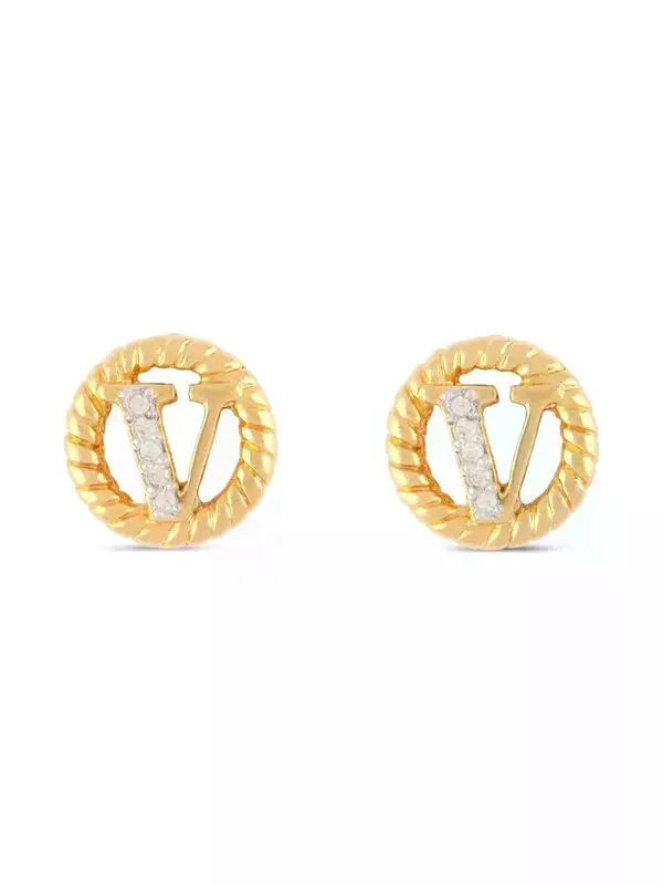 Valentino Garavani 1980s Clip-on Earrings - Gold
