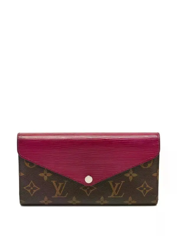 LOUIS VUITTON Marie-lou Monogram Leather Wallet - Pink