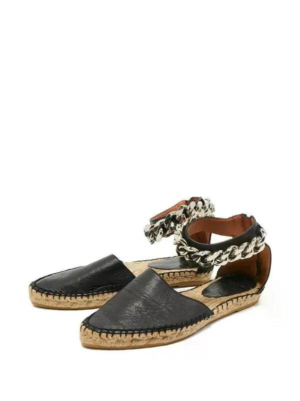 Givenchy Chain Leather Espadrilles