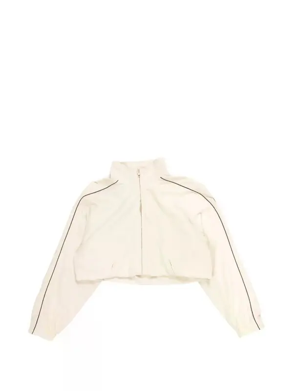 Balenciaga Cropped Zip-up Jacket - Neutrals