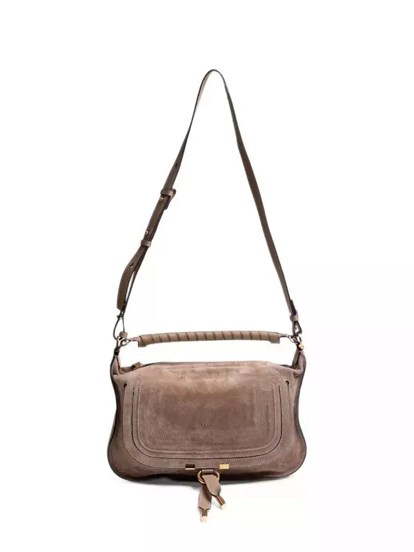 Chloé Small Marcie Shoulder Bag With Zip Closure - Brown