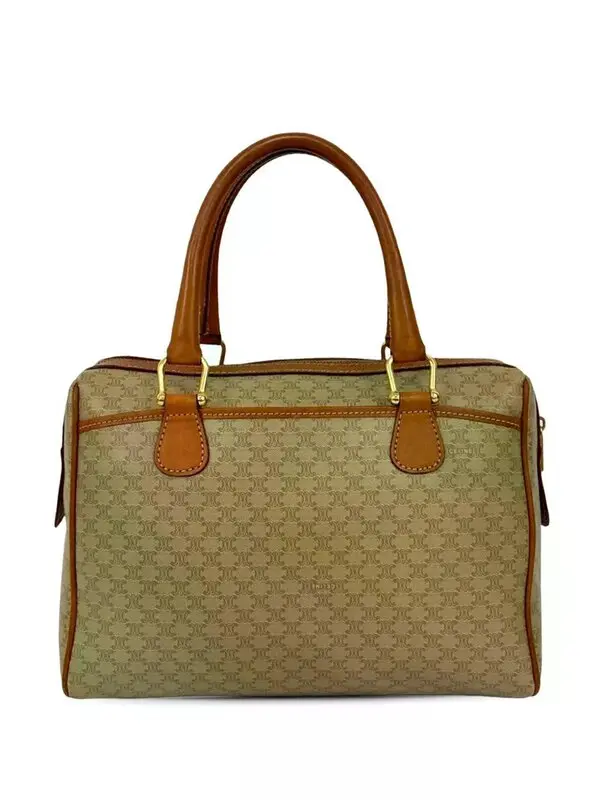 Celine 1996 Macadam Coated Canvas Handbag