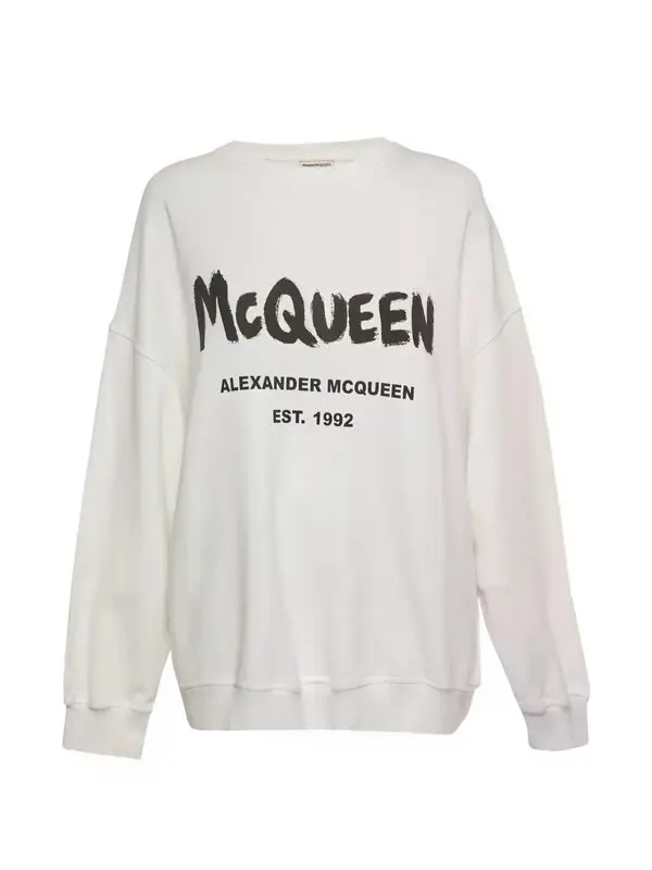 Alexander McQueen Logo-print Cotton Sweatshirt