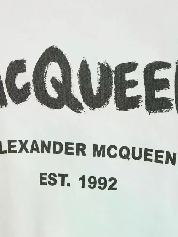 Alexander McQueen Logo-print Cotton Sweatshirt