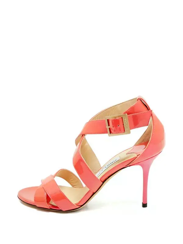 JIMMY CHOO Lottie Heeled Sandals - Orange