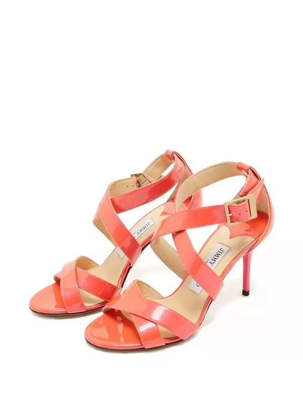 JIMMY CHOO Lottie Heeled Sandals - Orange
