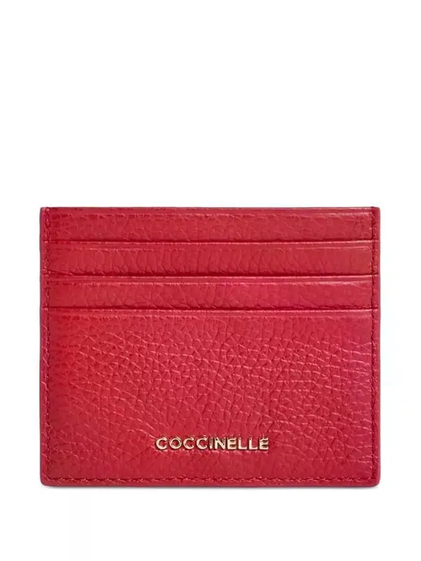 COCCINELLE Logo-appliqué Wallet - Red