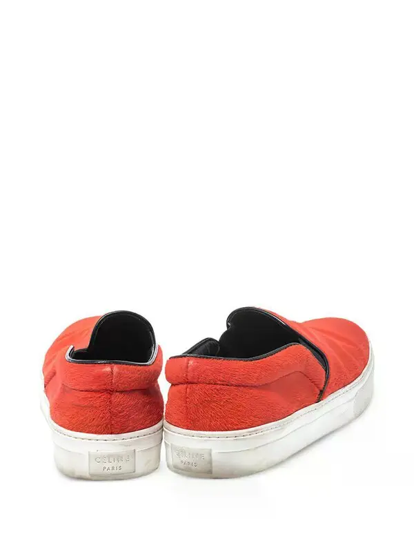 Celine Leather Slip-on Sneakers