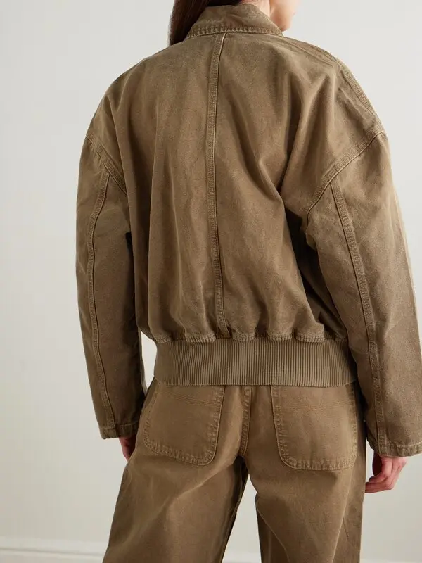 SLVRLAKE Harlem Cotton-canvas Jacket - Brown