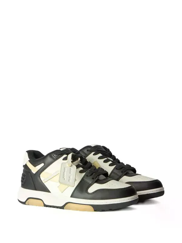 Off-White Lace-up Heel Counter Sneakers - Black