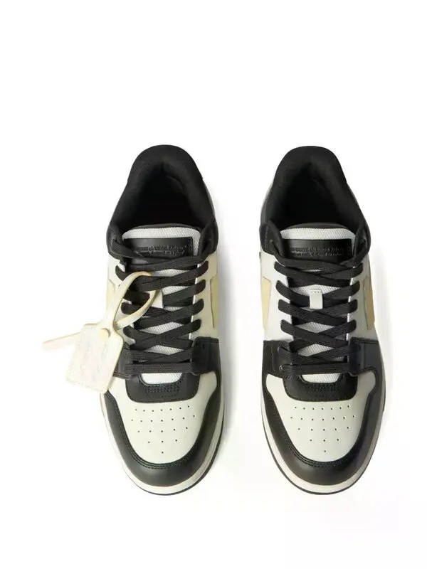Off-White Lace-up Heel Counter Sneakers - Black