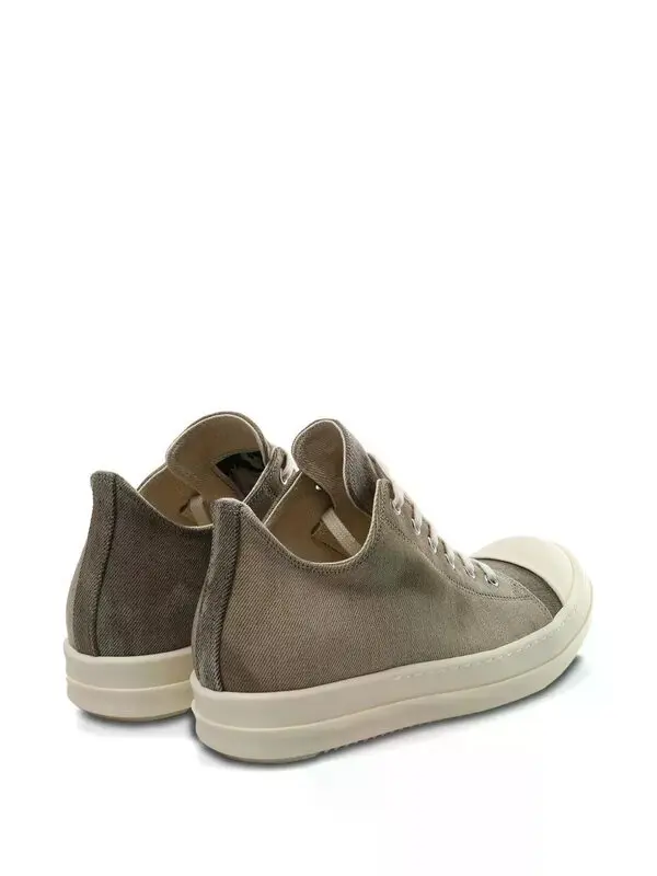 Rick Owens Canvas Toe-cap Sneakers - Grey