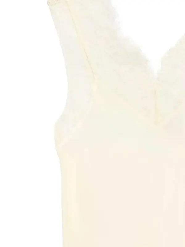 Patrizia Pepe Lace-detail V-neck Top