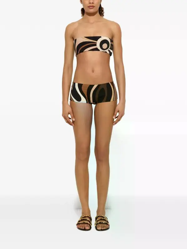 Emilio Pucci Marmo-print Mini Shorts