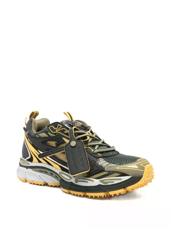Off-White Be Right Back" Arrow Motif Lace-up Sneakers - Black