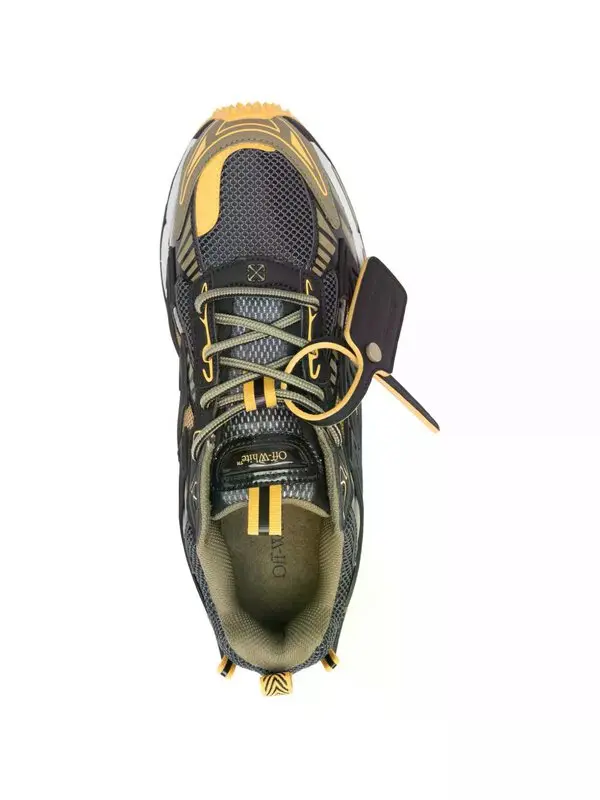 Off-White Be Right Back" Arrow Motif Lace-up Sneakers - Black