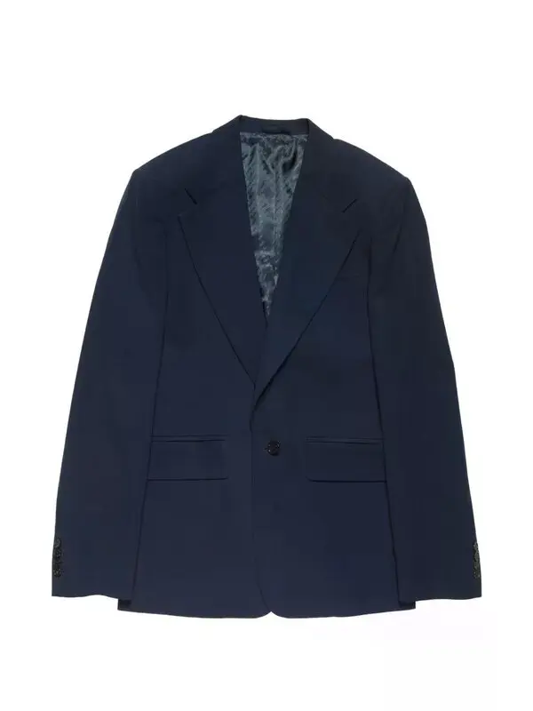 Acne Studios Notched-lapel Jacket - Blue