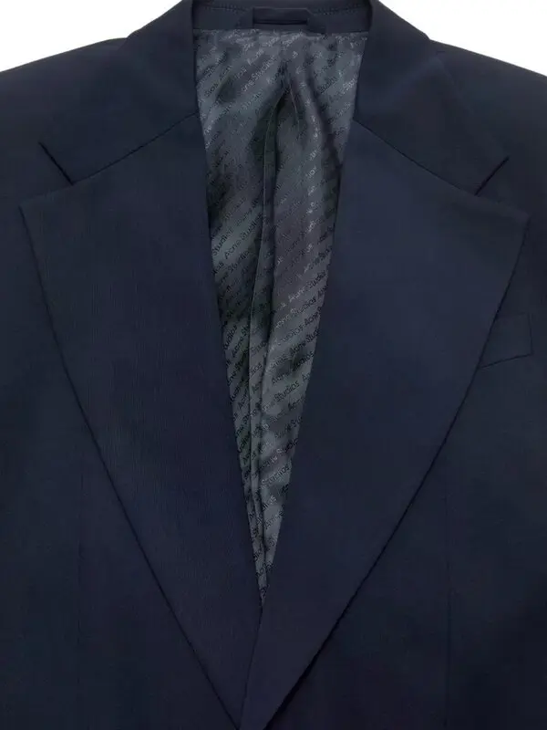 Acne Studios Notched-lapel Jacket - Blue