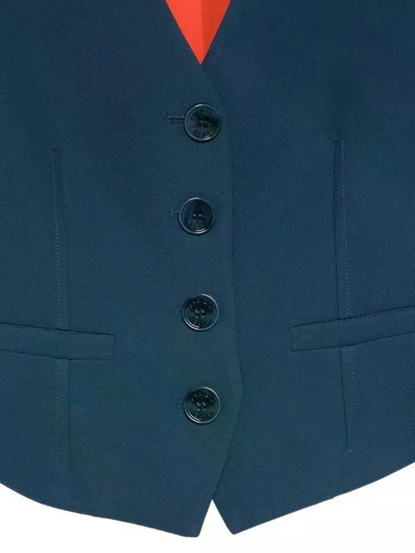 Patrizia Pepe V-neck Buttoned Waistcoat