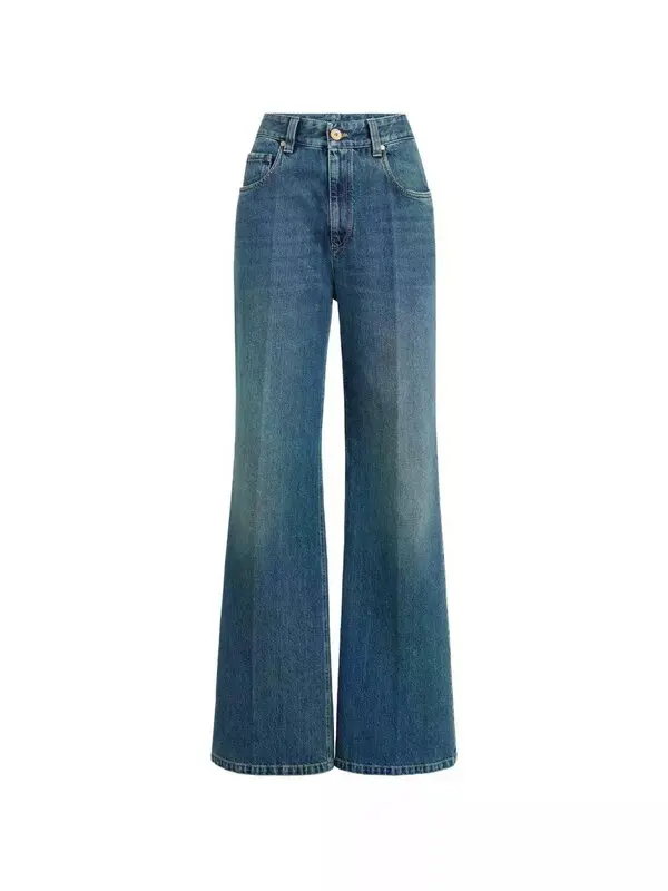 Brunello Cucinelli Five-pocket Jeans With Monili Detail - Blue