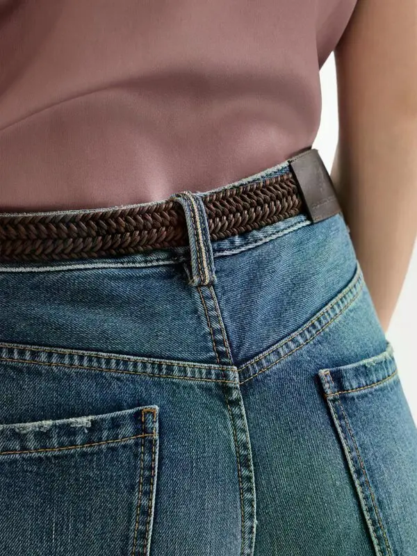 Brunello Cucinelli Five-pocket Jeans With Monili Detail - Blue