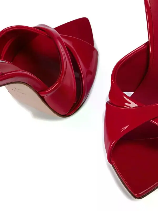 LE SILLA Shirley Heeled Sandals - Red