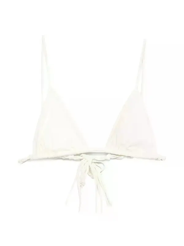 JIL SANDER Tangle Triangle Bikini - White