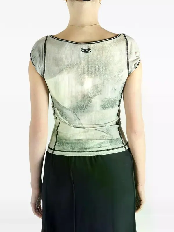 DIESEL® Graphic-print T-shirt - Grey