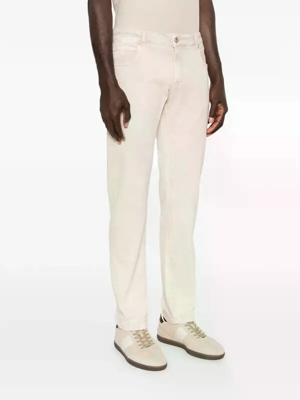 Eleventy Five-pocket Slim Jeans - Neutrals