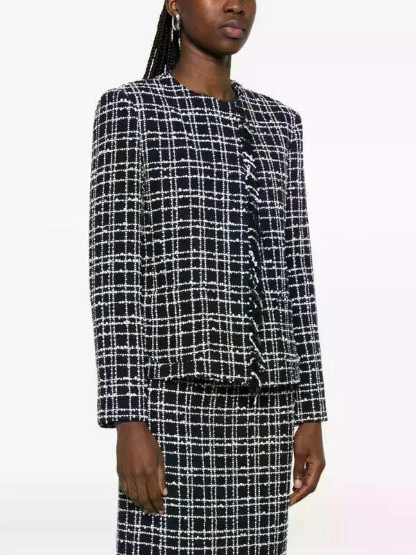 THELAURENT Fringed Tweed Jacket