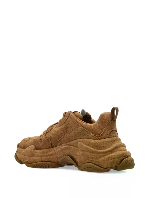 Balenciaga Triple S Suede Sneakers