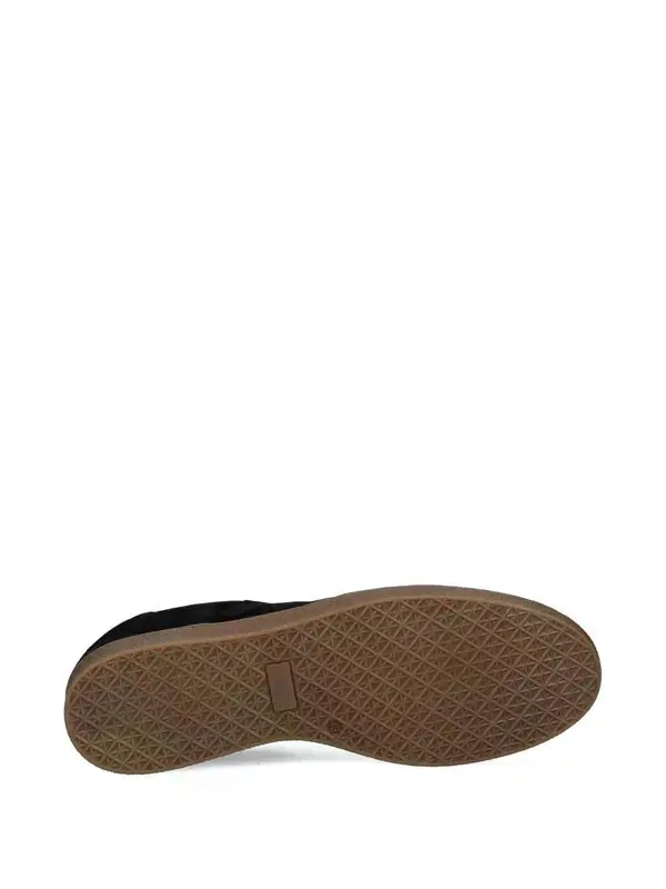 MSGM Logo-detail Leather Sneakers