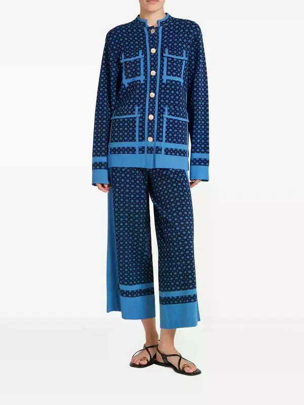 TEMPERLEY LONDON Ditzie Floral-print Knit Jacket