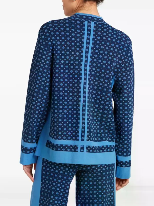 TEMPERLEY LONDON Ditzie Floral-print Knit Jacket