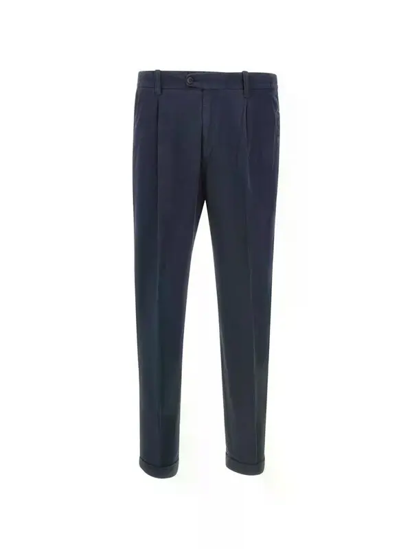 DEVORE INCIPIT Pleated Trousers - Blue